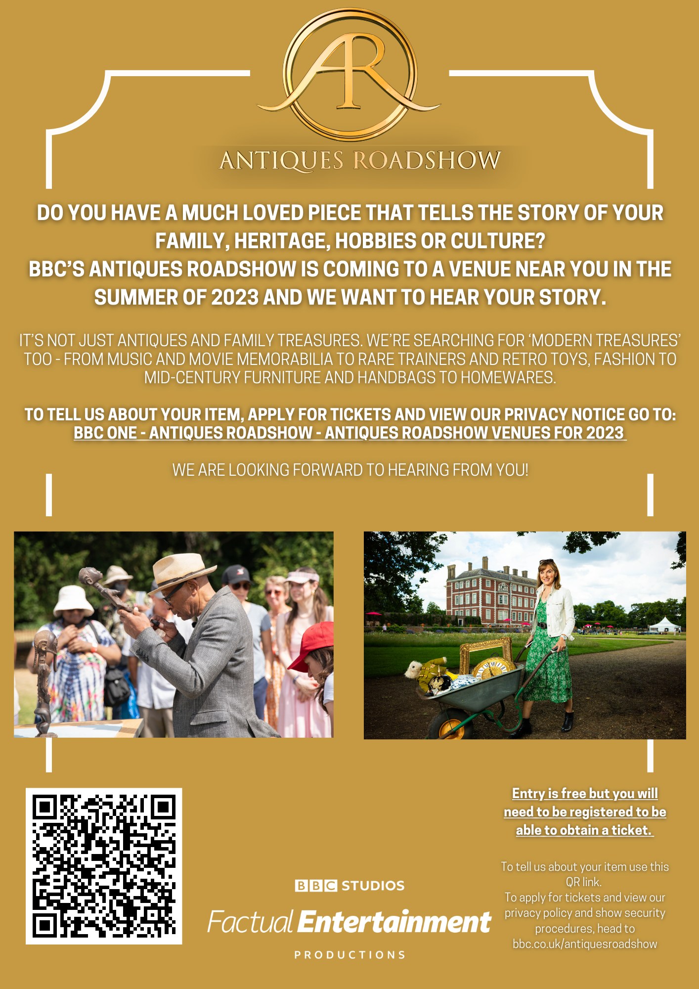 Antiques Roadshow Coming to Leeds